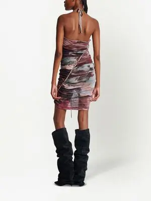 Balmain Tulle Mini Dress - Grey
