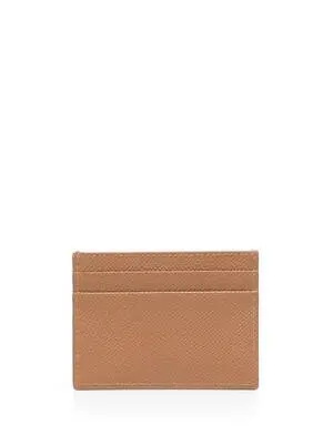 Dolce & Gabbana Logo-plaque Leather Cardholder - Brown