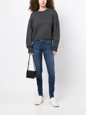 Emporio Armani Embroidered Logo Jeans