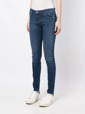Emporio Armani Embroidered Logo Jeans