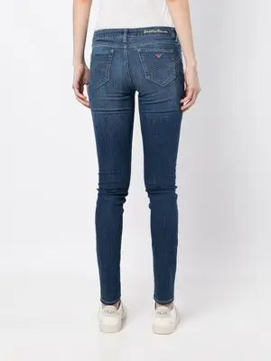 Emporio Armani Embroidered Logo Jeans
