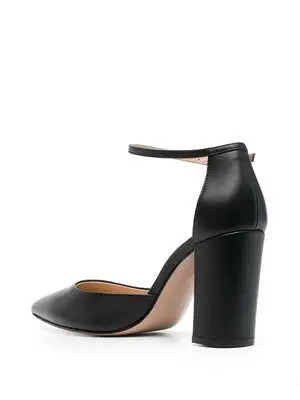 GIANVITO ROSSI Piper Anklet 100mm Leather Pumps