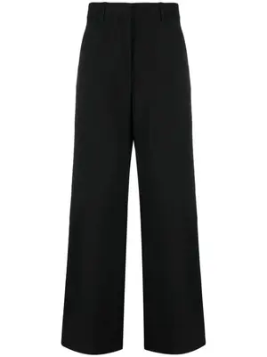 Off-White High-waisted Wide-leg Trousers