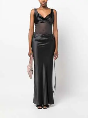 Christopher Esber Sheer-panel Gown