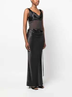 Christopher Esber Sheer-panel Gown
