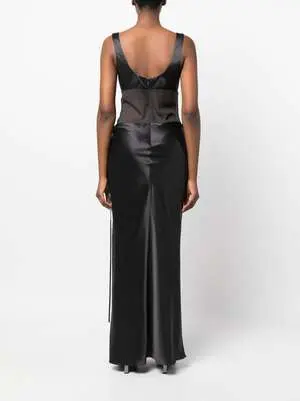 Christopher Esber Sheer-panel Gown