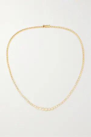 JENNIFER MEYER 18-karat Diamond Tennis Necklace