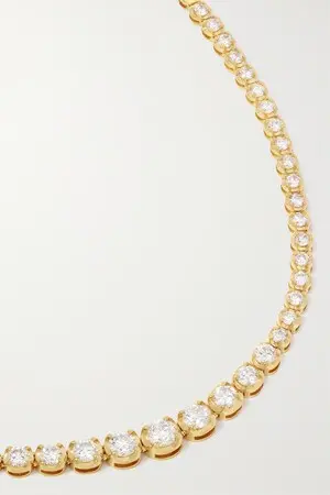 JENNIFER MEYER 18-karat Diamond Tennis Necklace