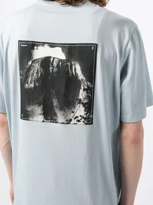 OAMC Photograph-print Cotton T-shirt - Blue