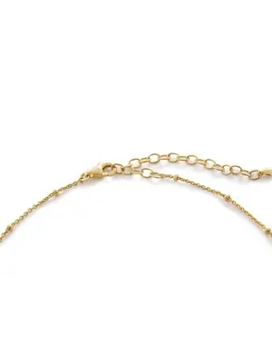 Monica Vinader Onyx Mini Gem Choker Necklace - Gold