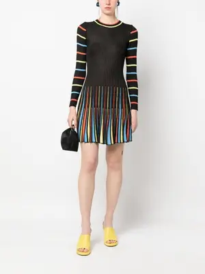 MSGM Long-sleeve Stretched Dress