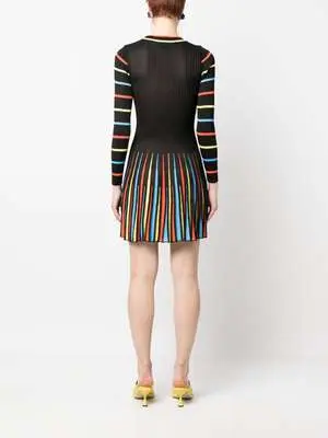 MSGM Long-sleeve Stretched Dress