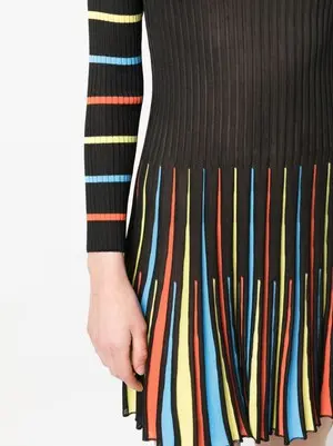 MSGM Long-sleeve Stretched Dress