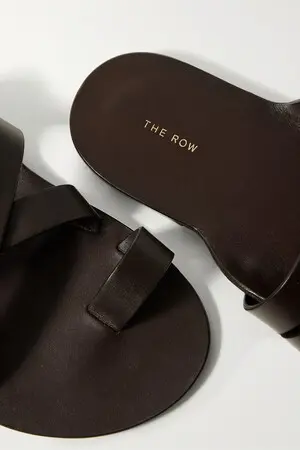 THE ROW Kris Leather Sandals