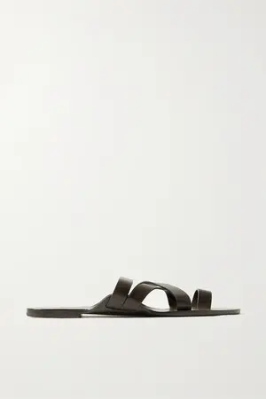 THE ROW Kris Leather Sandals