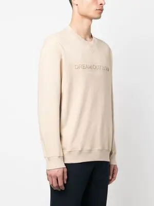 Brunello Cucinelli Embroidered Slogan-design Sweatshirt