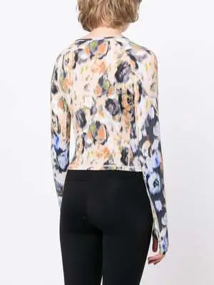 P.E Nation Visualise Floral-print Top