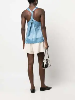 Loulou De Saison Halterneck Tank Top - Blue