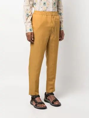 Etro Drawstring-waist Cropped Trousers