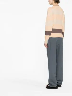 JOSEPH Striped Ribbed-knit Jumper