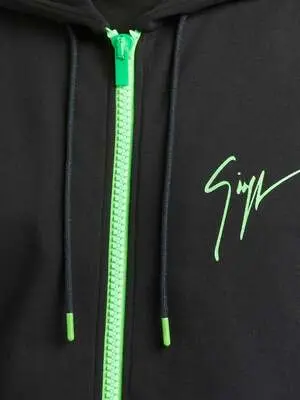 GIUSEPPE ZANOTTI Sleeveless Hoodie - Black