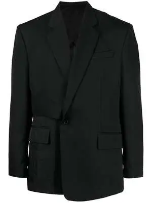 SONGZIO Asymmetric Notched Blazer