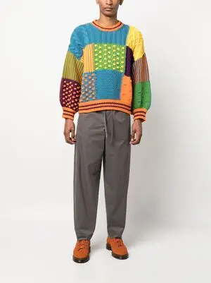 Kenzo Logo Patch Trousers
