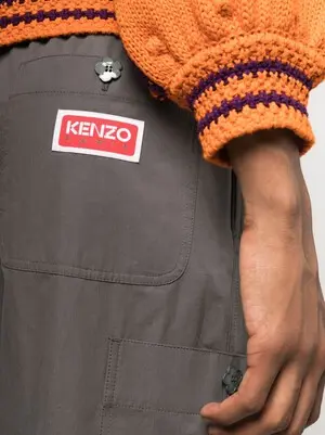 Kenzo Logo Patch Trousers