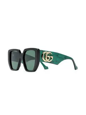 Gucci Interlocking G Oversized Sunglasses - Black