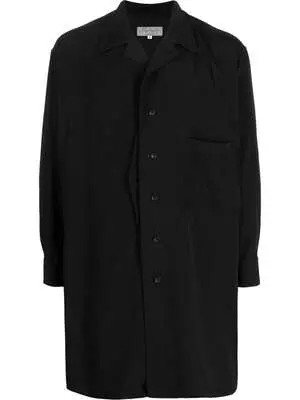 Yohji Yamamoto Patch-pocket Long-sleeve Shirt