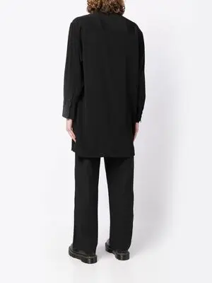 Yohji Yamamoto Patch-pocket Long-sleeve Shirt