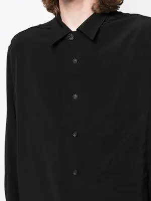 Yohji Yamamoto Patch-pocket Long-sleeve Shirt