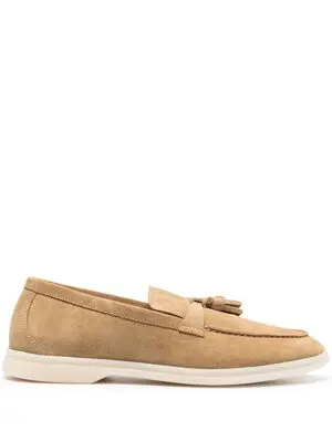 SCAROSSO Leandro Tassel Loafers - Neutrals