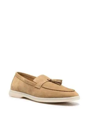 SCAROSSO Leandro Tassel Loafers - Neutrals