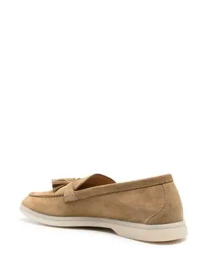 SCAROSSO Leandro Tassel Loafers - Neutrals
