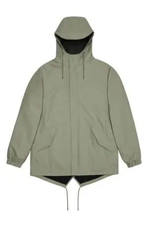 Rains Fishtail Hooded Rain Jacket - Drift