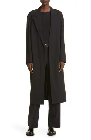 THE ROW Fuku Sheer Rib Open Back Top