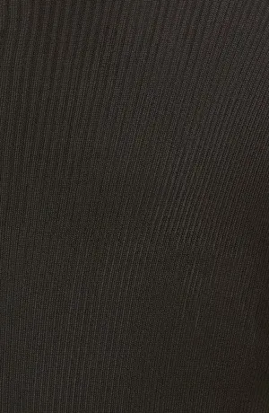 THE ROW Fuku Sheer Rib Open Back Top