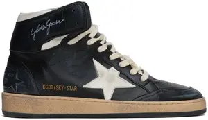 GOLDEN GOOSE Golden Goose Black Sky-Star Sneakers 80203 Black/white