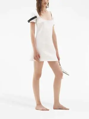 COURREGES Short Sleeve Mini Dress
