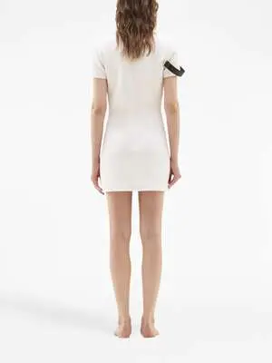 COURREGES Short Sleeve Mini Dress
