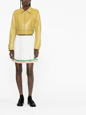 Casablanca High-waisted A-line Skirt
