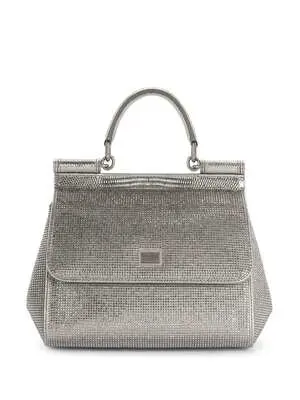 Dolce & Gabbana Sicily Satin Top Handle Bag