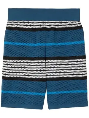 Burberry Striped Shorts For Men