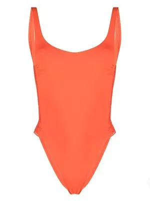 TWINSET Side-straps Detail One Piece - Orange