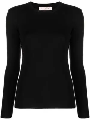 Valentino Garavani Open-back Knitted Top