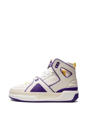 JUST DON Courtside High Sneakers - White