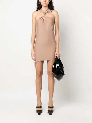 COURREGES Twist-detailing Suspender Mini Dress