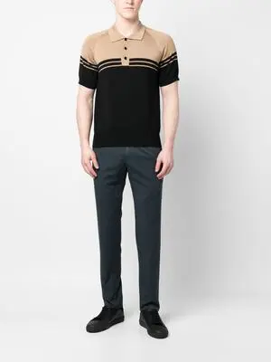 PT TORINO Slim-cut Chino Trousers - Blue