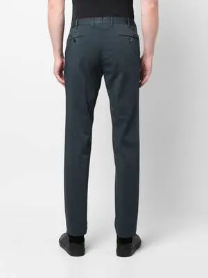 PT TORINO Slim-cut Chino Trousers - Blue